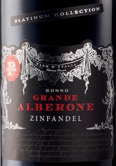 Grande Alberone Platinum Collection Zinfandel Rosso, Puglia, Italy-大阿波罗 ...