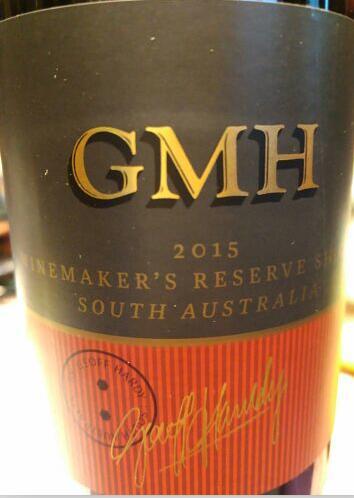Geoff Hardy GMH Winemaker's Reserve Shiraz, South Australia, Australia ...
